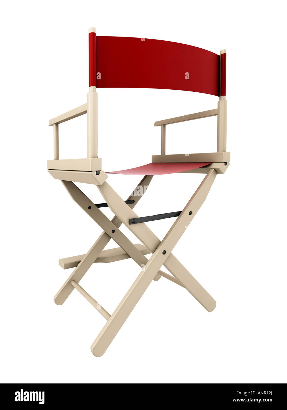 Red Director chair Stock Photo - Alamy