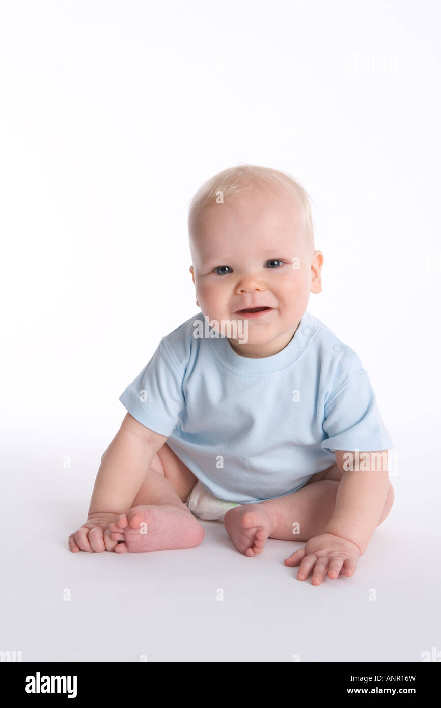 Portrait of a sitting baby Stock Photo - Alamy