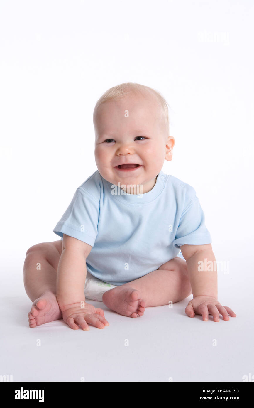 Portrait of a sitting baby Stock Photo - Alamy