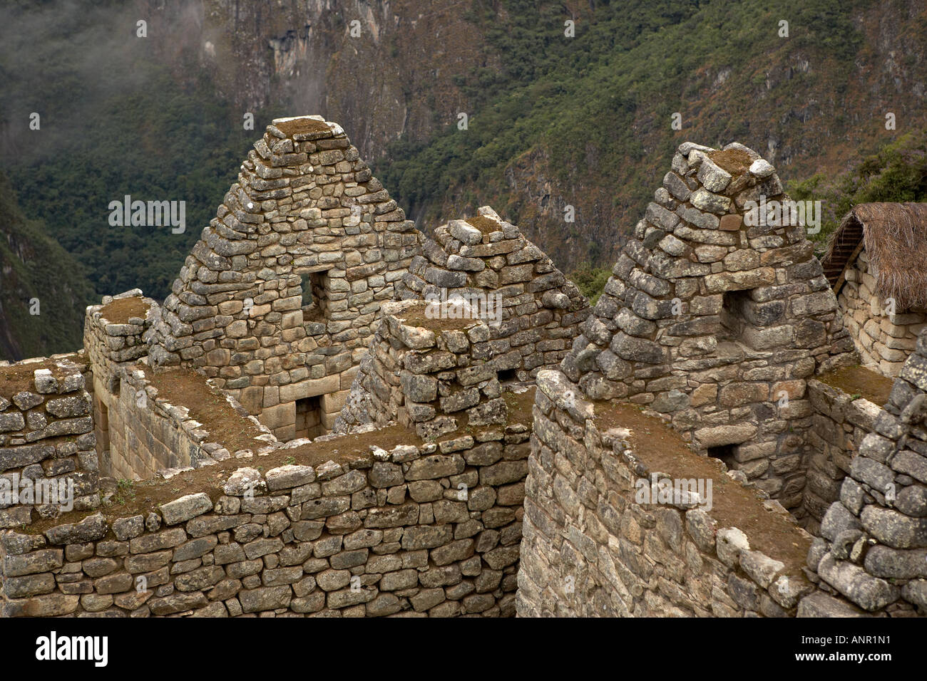 Structures at Machu Picchu Peru South America Stock Photo - Alamy