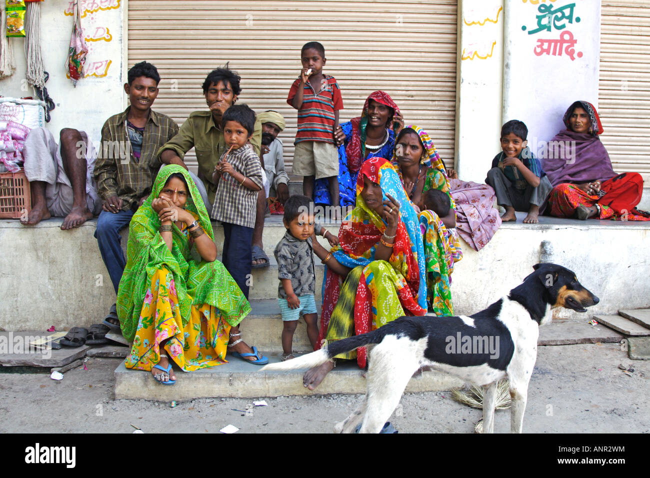 Indian villager group hi-res stock photography and images - Alamy