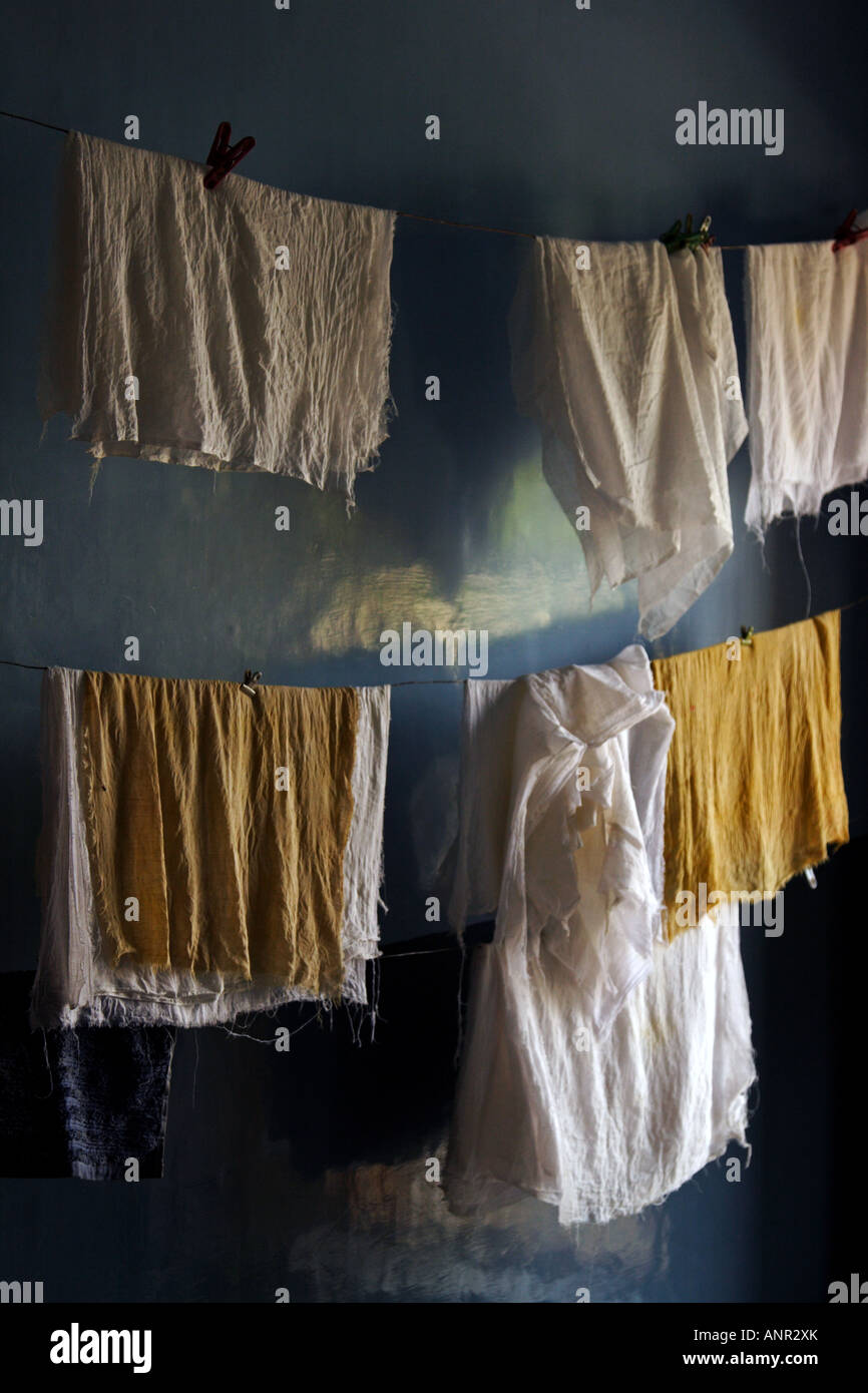 Clothes on a line Stock Photo - Alamy