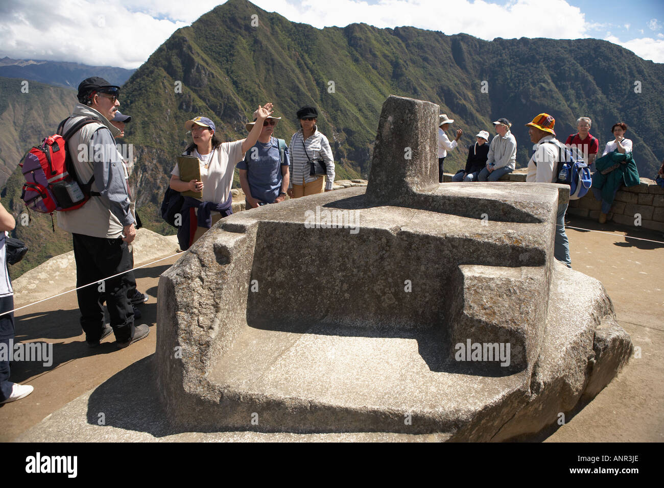 Intihuatana Machu Picchu Peru South America Stock Photo - Alamy