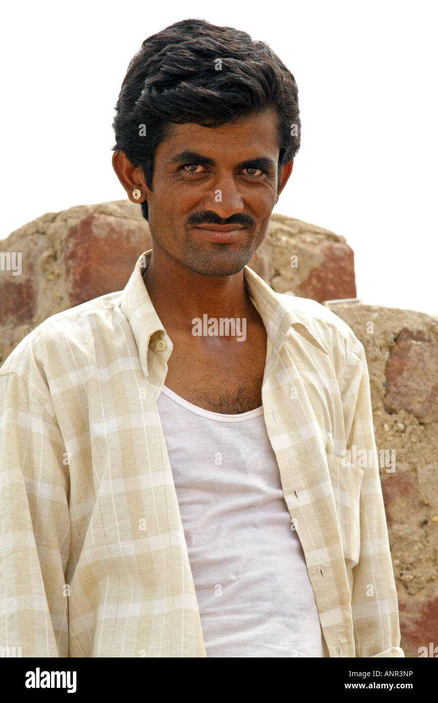 Portrait of an Indian man Stock Photo - Alamy