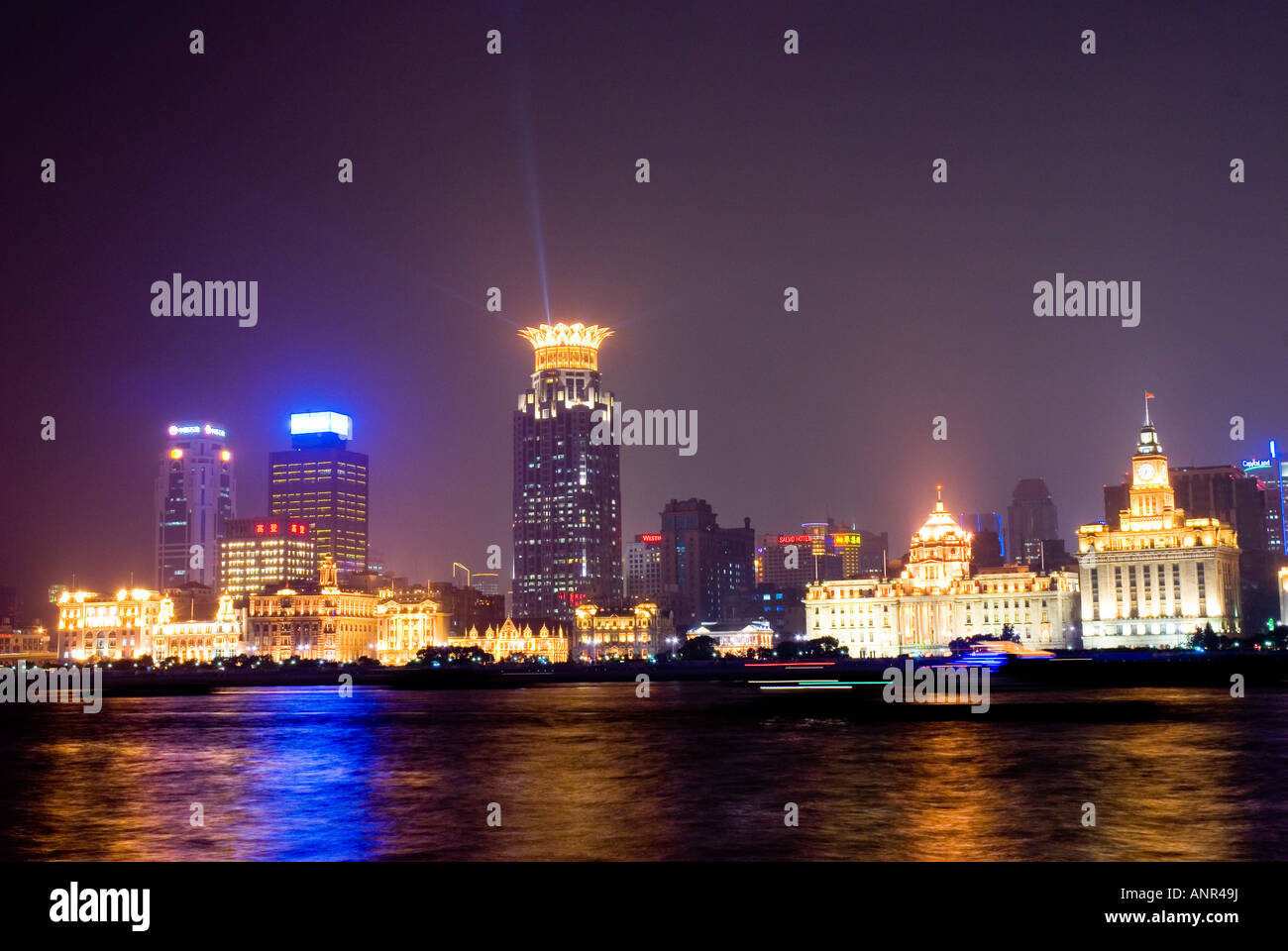 The Bund at night, Shanghai, China Stock Photo - Alamy