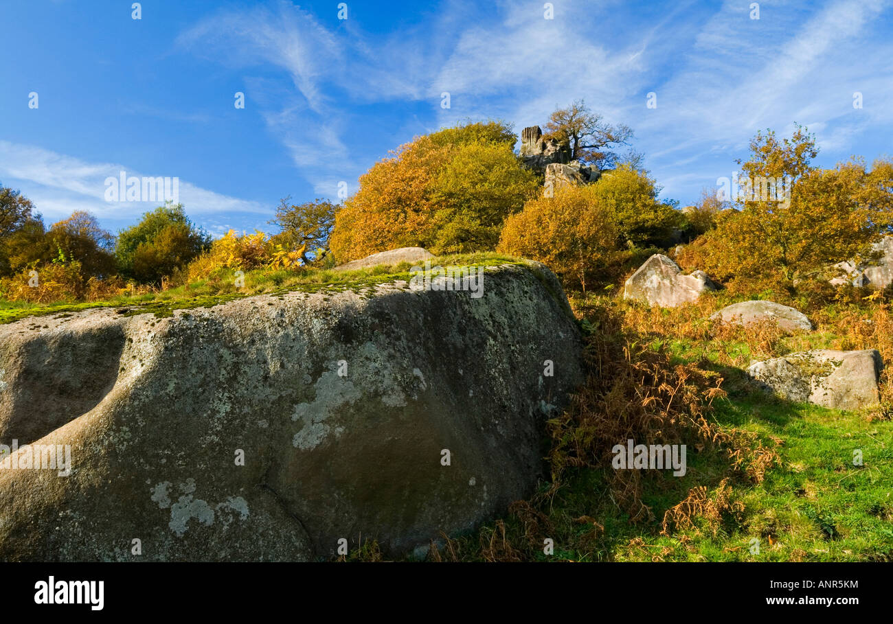 Robin Hood's Stride or Mock Beggar's Hall near Birchover and Matlock in ...