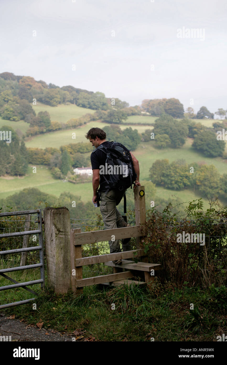 Male walking near gate hi-res stock photography and images - Alamy