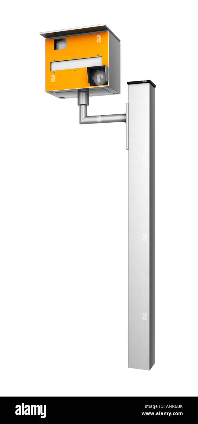 Fixed speed camera Cut Out Stock Images & Pictures - Alamy