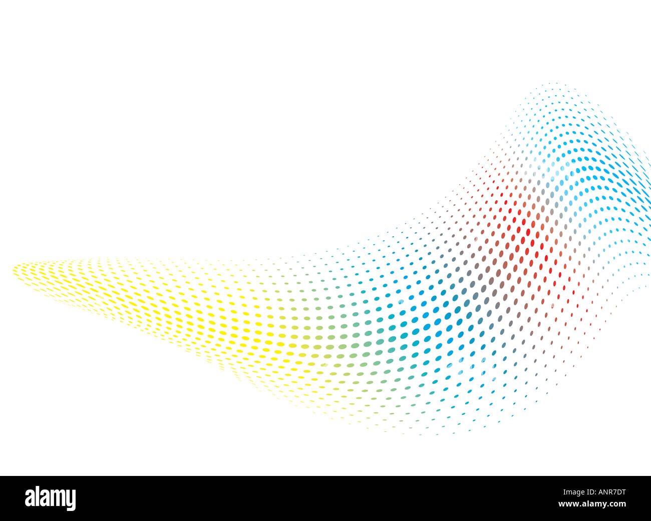 Illustrated abstract background with a wave rainbow effect Stock Photo ...