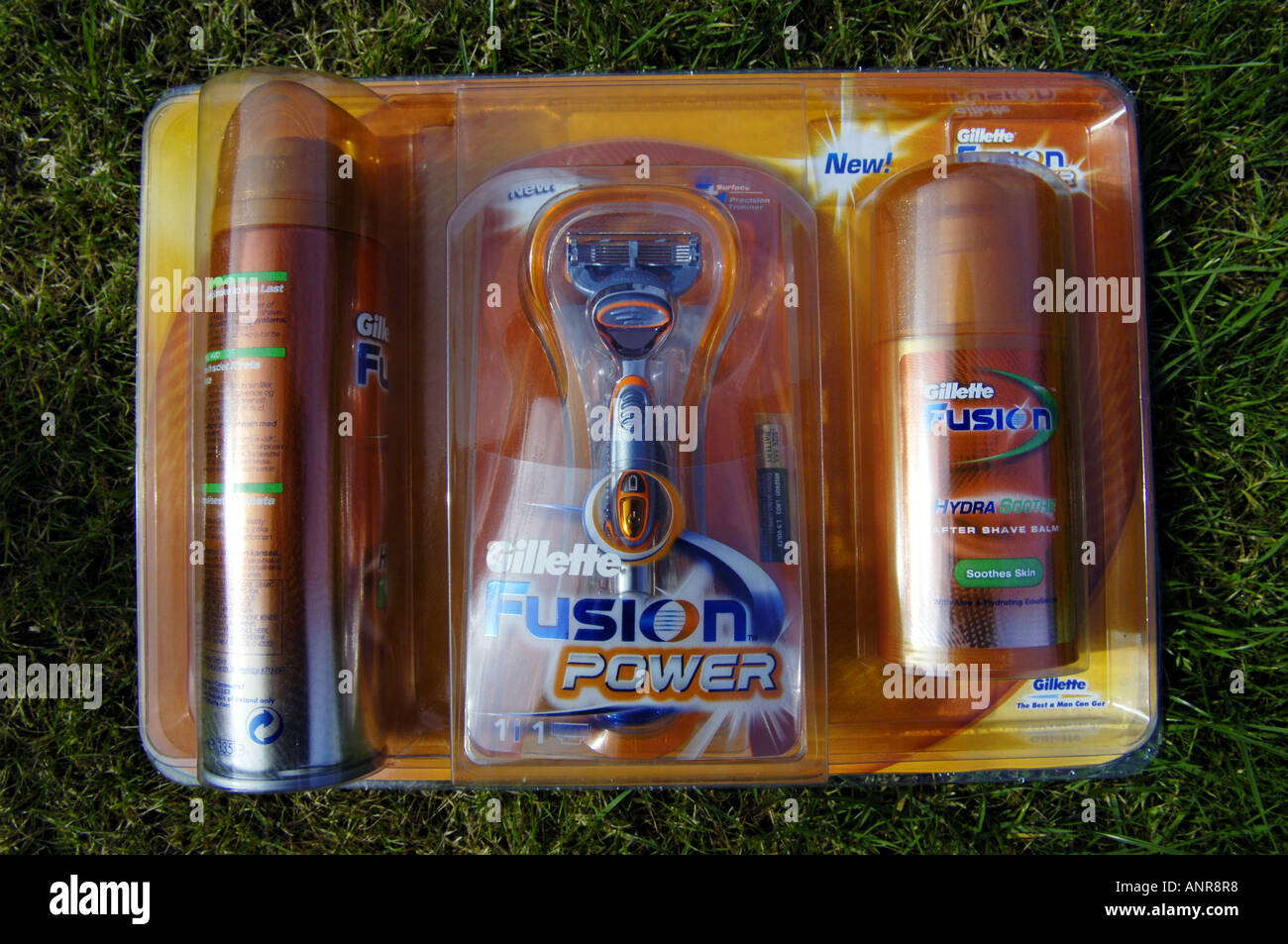 gillette fusion power razor blister pack orange personal male grooming ...