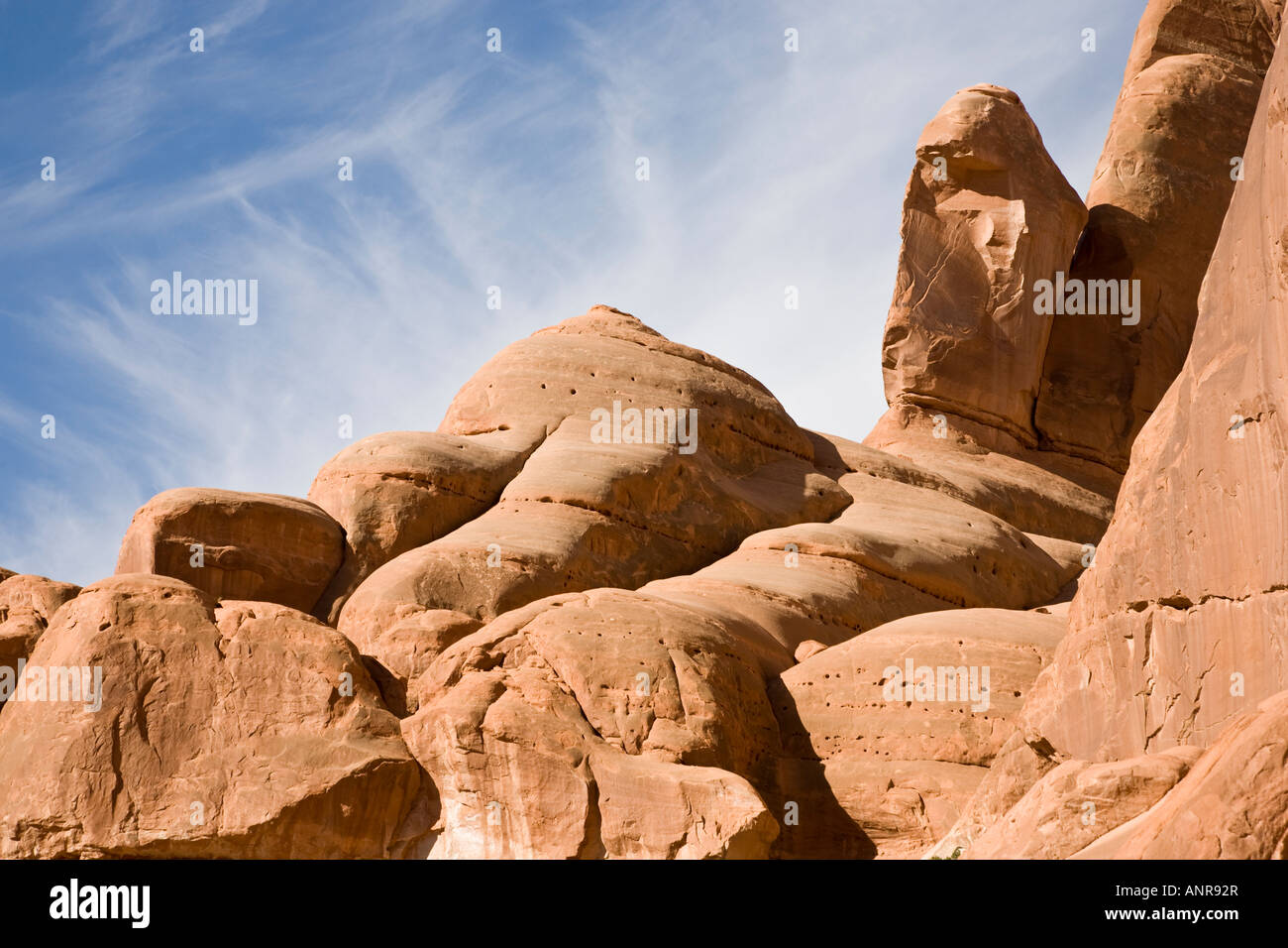 Rock formation in Arches National Park in Utah, USA Stock Photo - Alamy