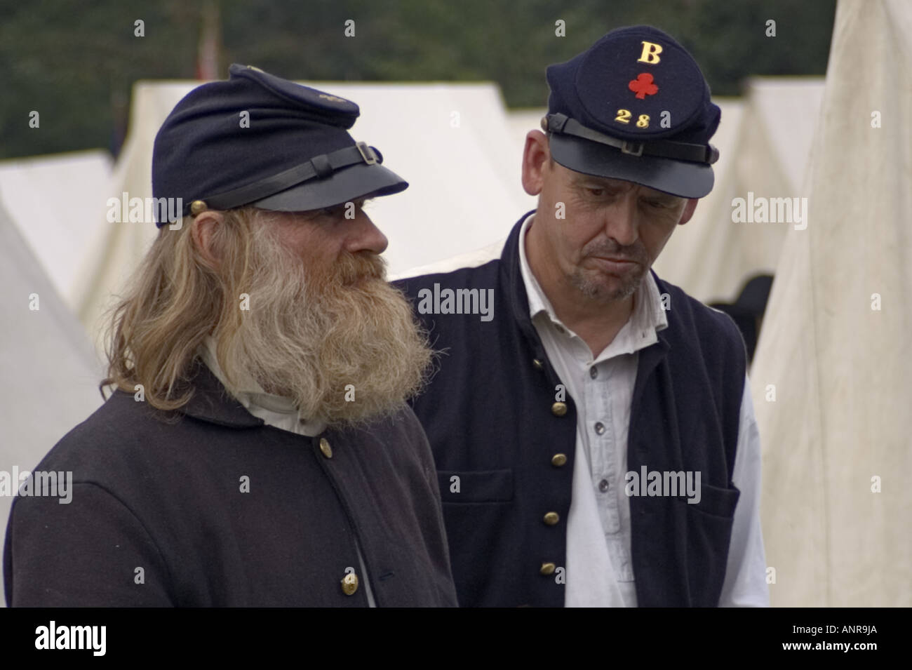 Union Soldiers of American Civil War Stock Photo - Alamy