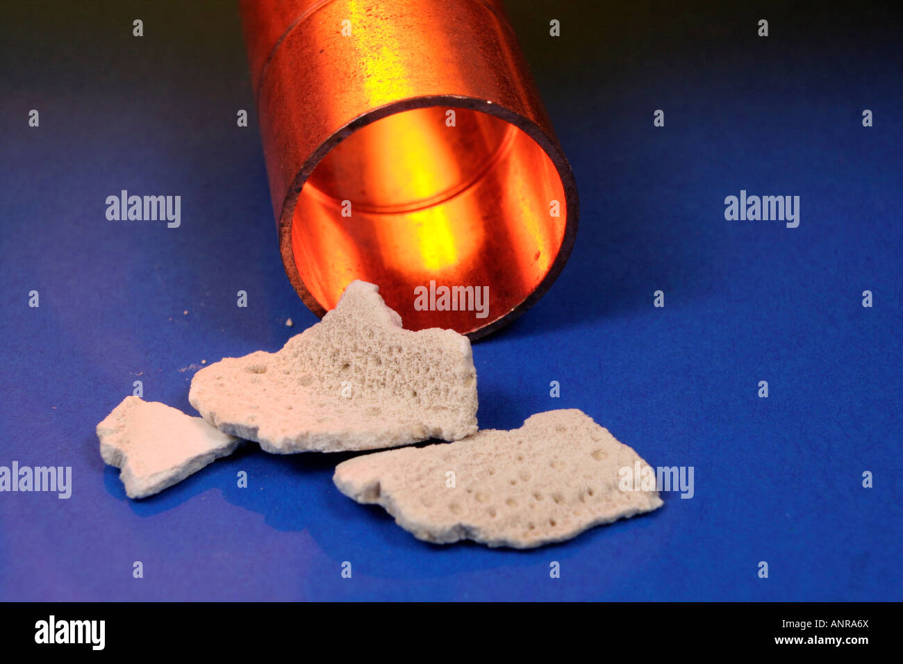 Lime scale and copper tubing Stock Photo - Alamy