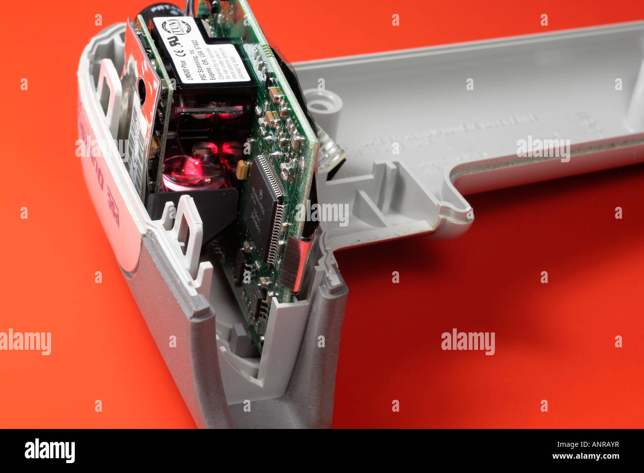 Inside a handheld barcode scanner Stock Photo, Royalty Free Image ...