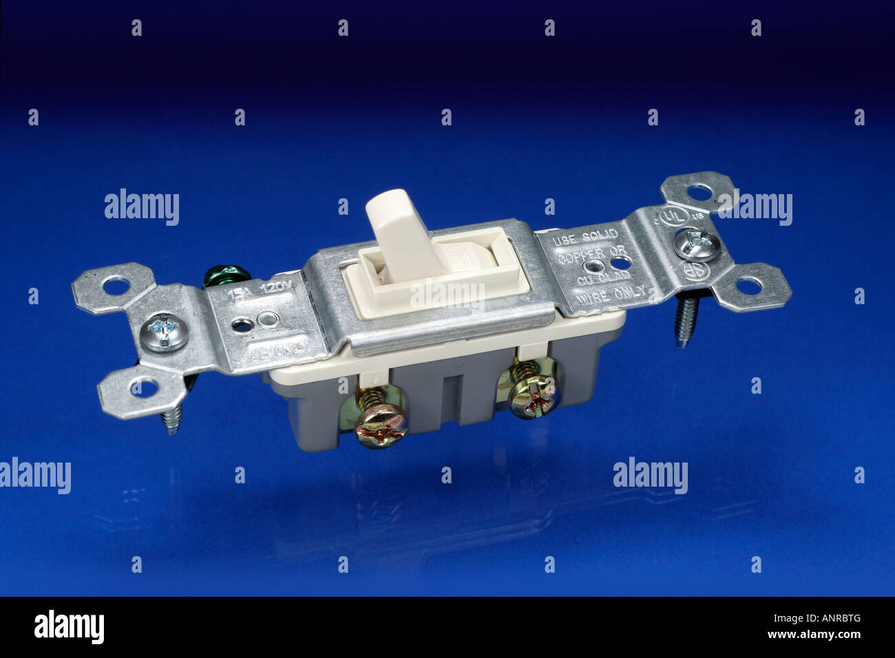 Light switch, North American standard electrical component Stock Photo ...