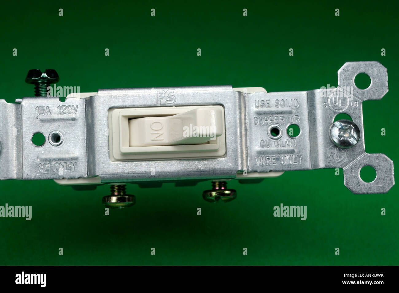 Light switch, North American standard electrical component - ON Stock ...