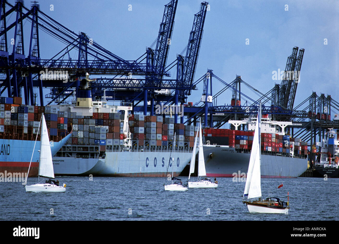 Trinity container terminal at the Port of Felixstowe, Britain's largest ...