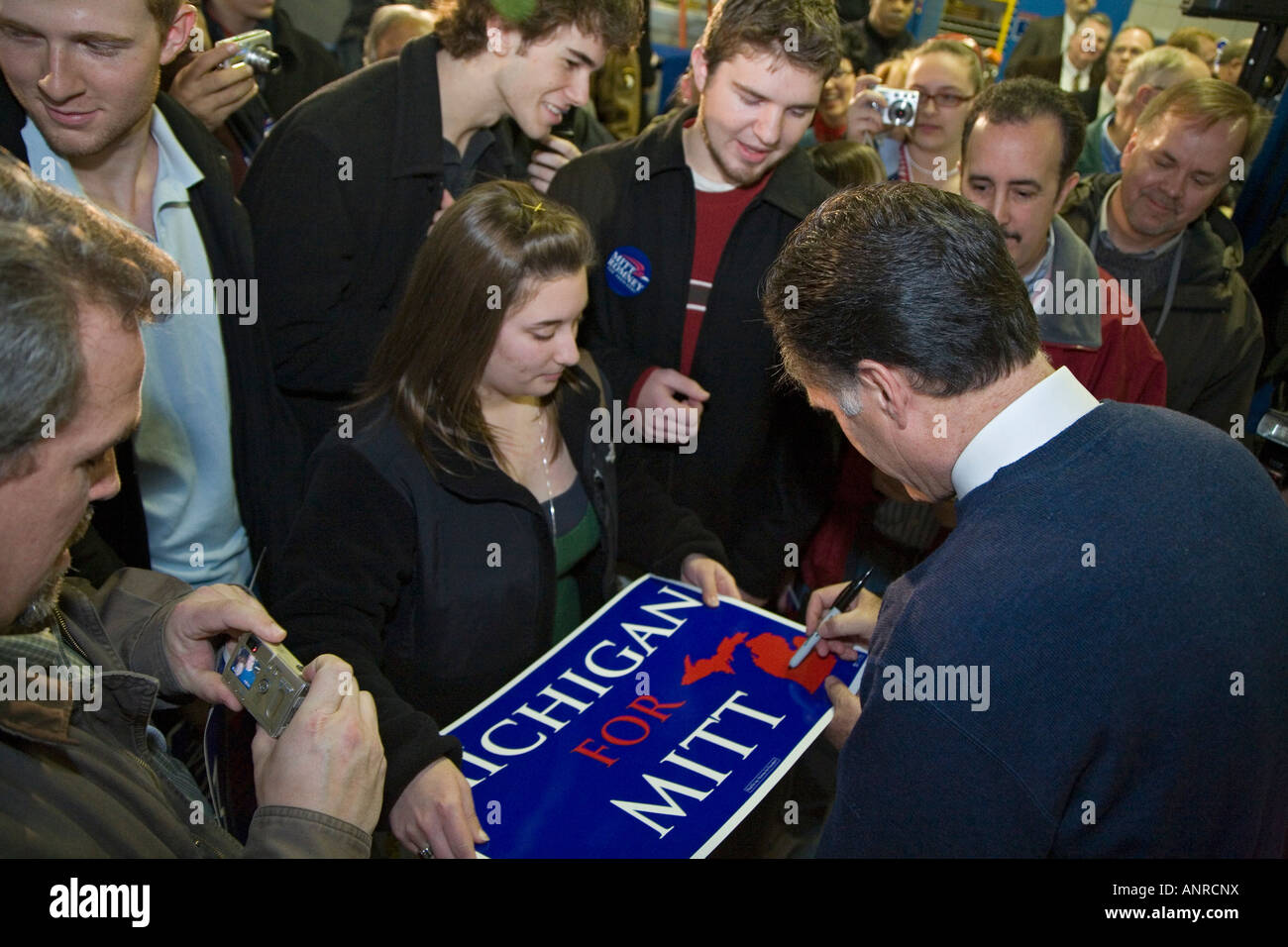 Mitt Romney campaigns for President Stock Photo - Alamy