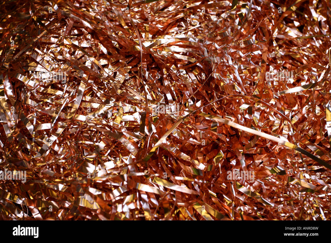 Scrap copper from Copper Stripping Coil Stock Photo - Alamy