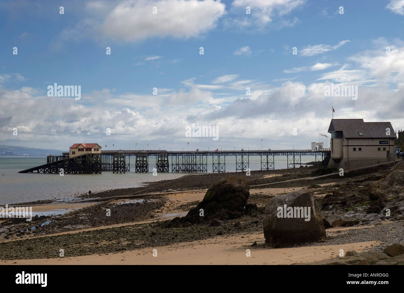 Mumbles Pier RNLI Lifeboat Station Swansea West Wales Stock Photo - Alamy