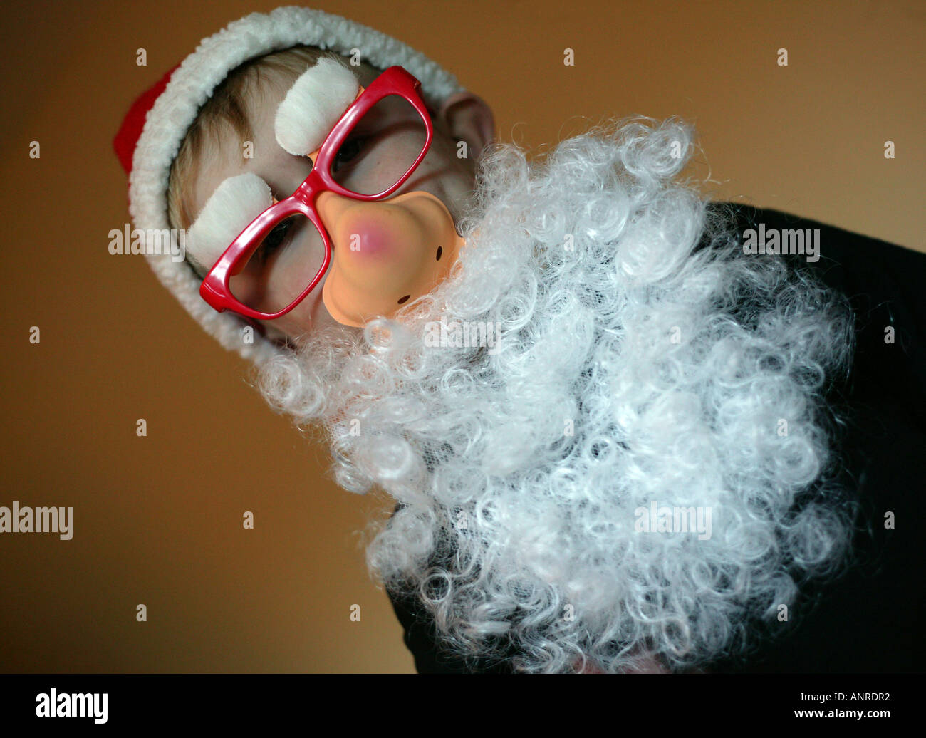 Boy dressed up as father christmas hi-res stock photography and images ...