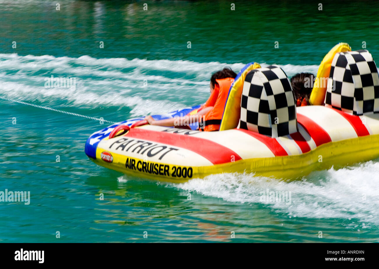 Raft on the blue lagoon hi-res stock photography and images - Alamy