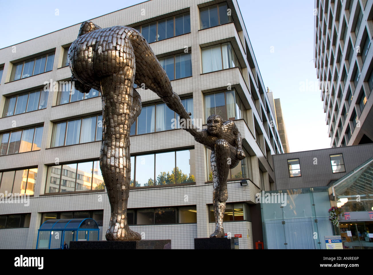 Europe UK england London 2007 st thomas hospital sculpture Stock Photo ...