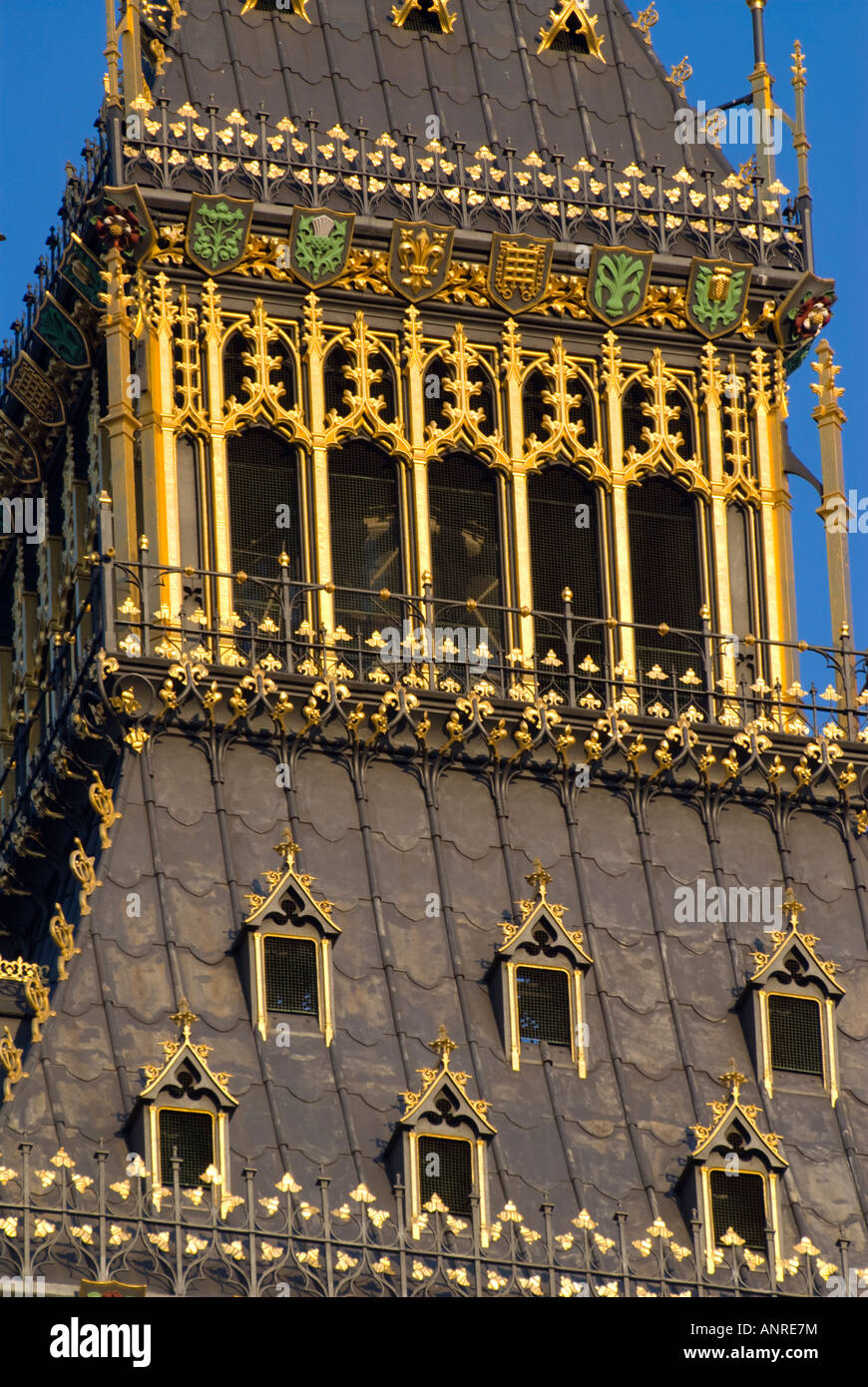 Big ben tower roof detail hi-res stock photography and images - Alamy