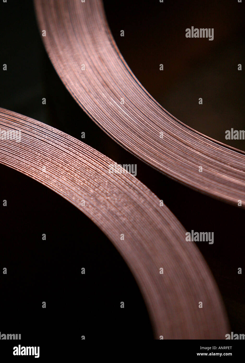 Copper Stripping Coil Stock Photo - Alamy