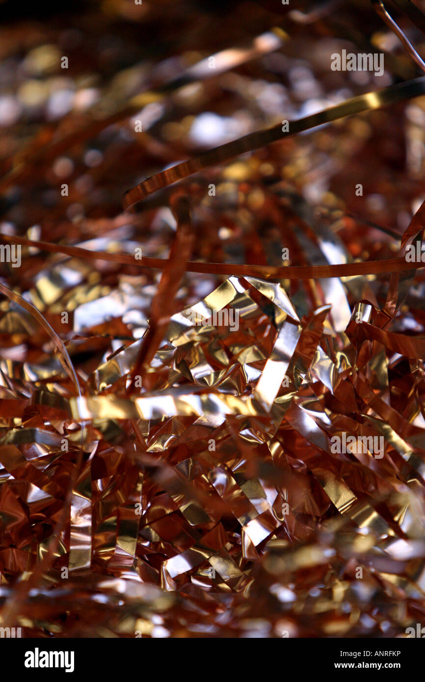 Scrap copper from Copper Stripping Coil Stock Photo - Alamy