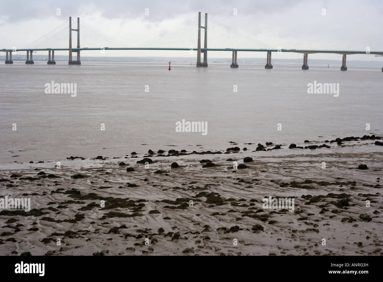 The central suspension span of the Second Severn Crossing bridge ...