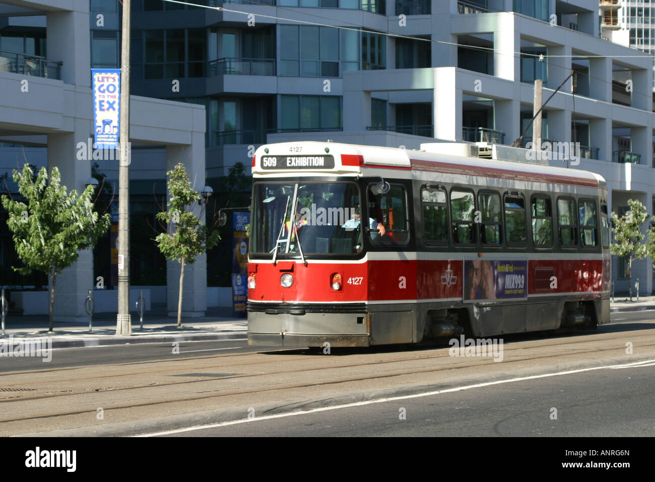 A horizontal shot of a Toronto streetcar Stock Photo - Alamy