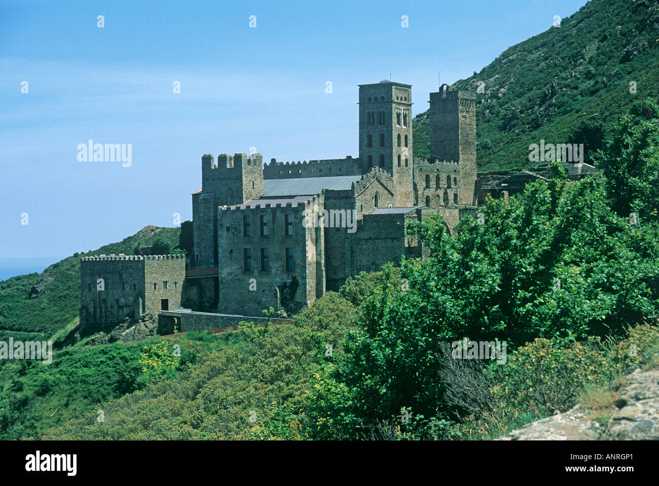 Constructed into the steep hillside above Cap de Creus the former Benedictine monastery the ...