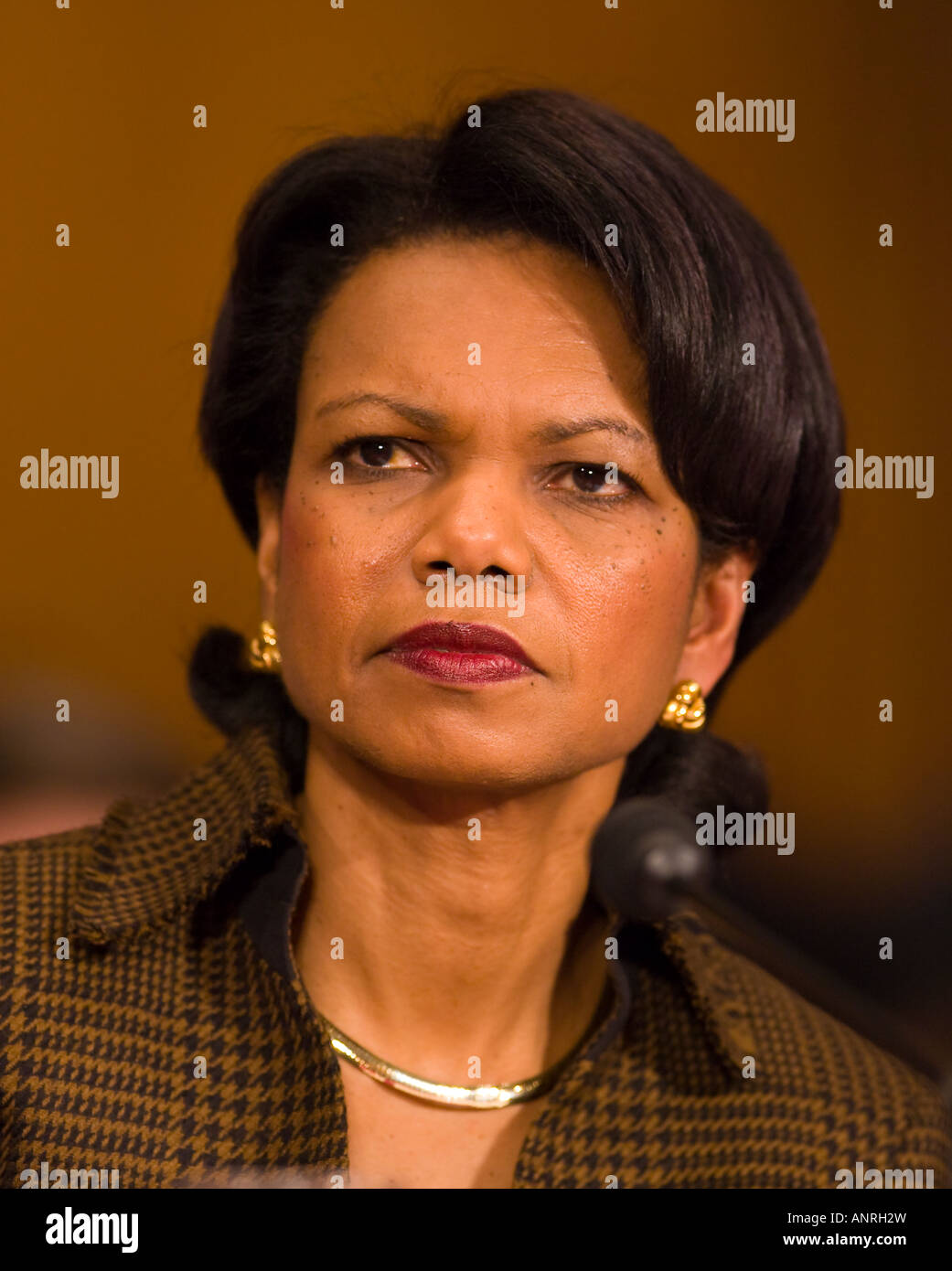 WASHINGTON DC USA U S Secretary of State Dr Condoleezza Rice testifies ...