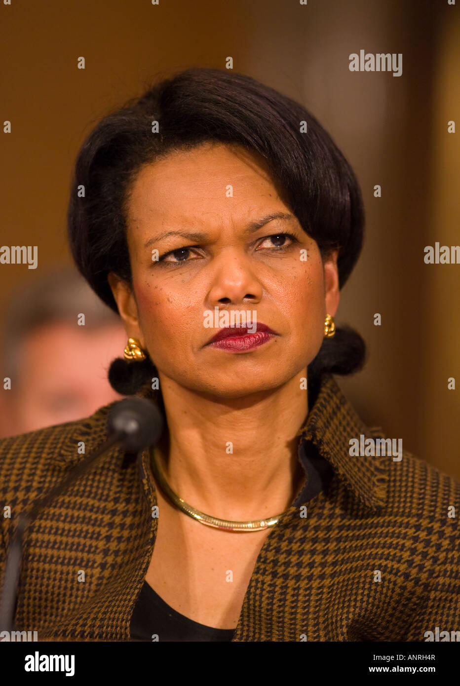 WASHINGTON DC USA U S Secretary of State Dr Condoleezza Rice testifies ...