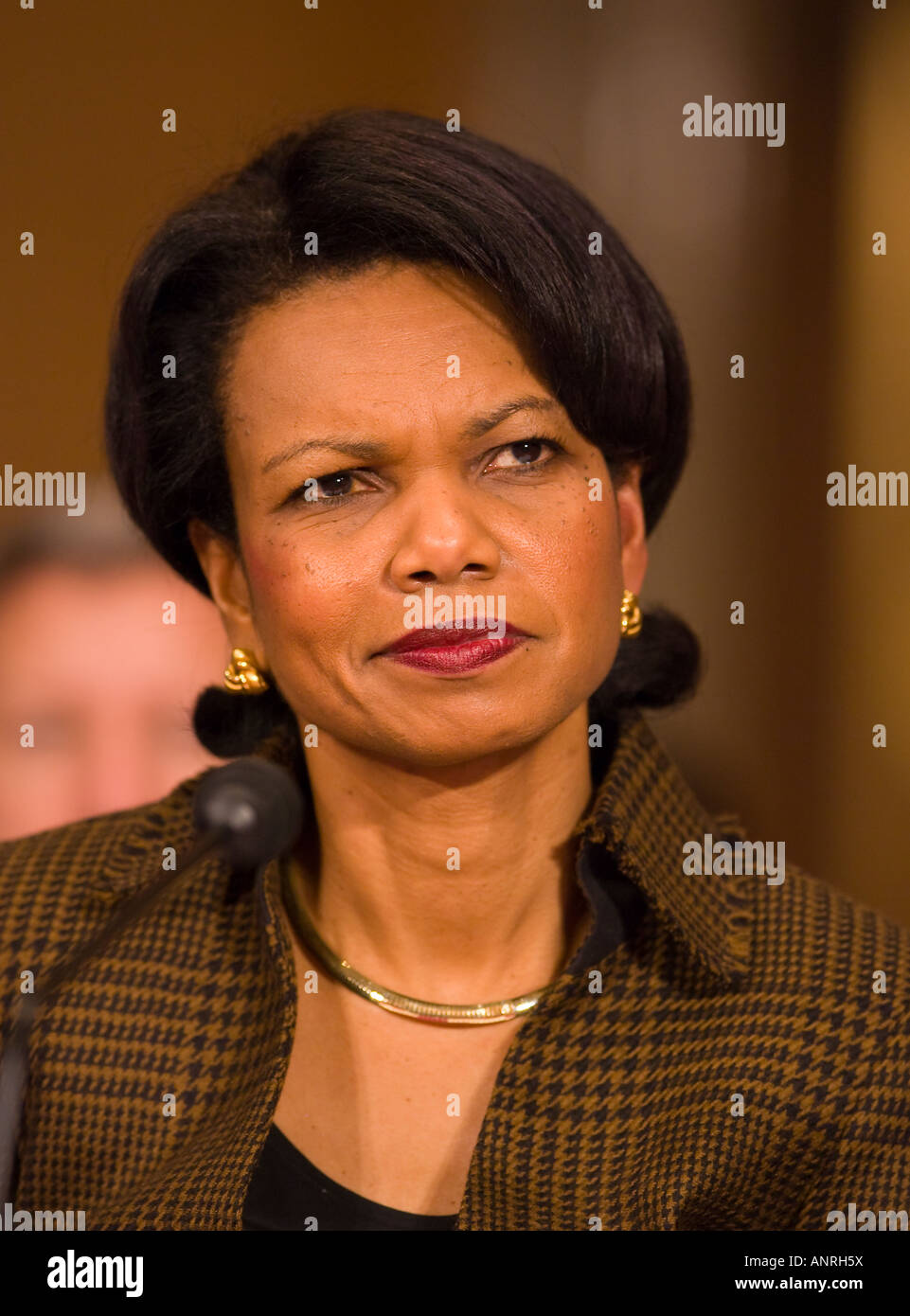 WASHINGTON DC USA U S Secretary of State Dr Condoleezza Rice testifies ...