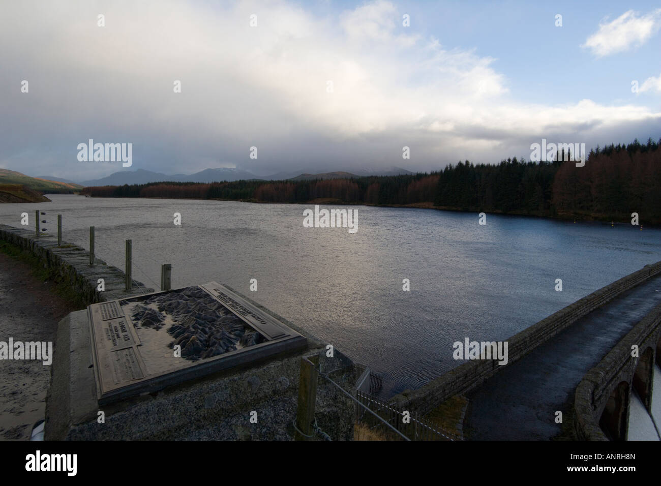 Loch Laggan Dam, Highlands, Scotland, UK Stock Photo - Alamy