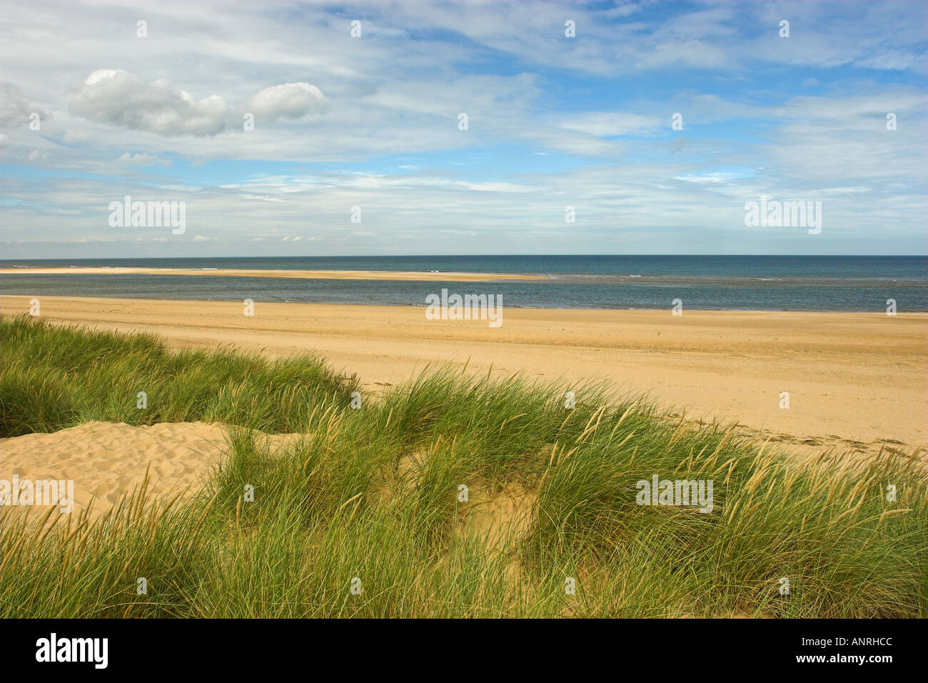 Norfolk coastline near Burnham Overy Staithe East Anglia England Stock ...