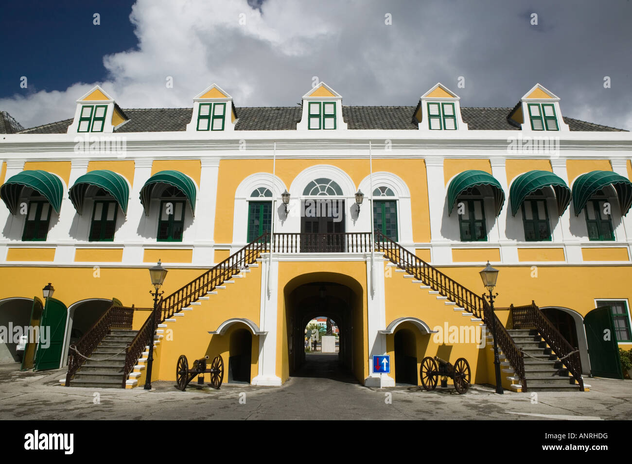 ABC Islands, CURACAO, Willemstad: Punda, Governors Palace / Fort ...