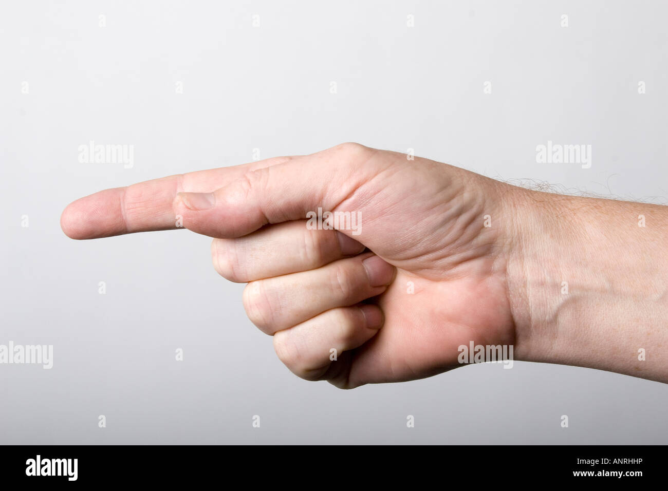 Hand showing right Stock Photo - Alamy