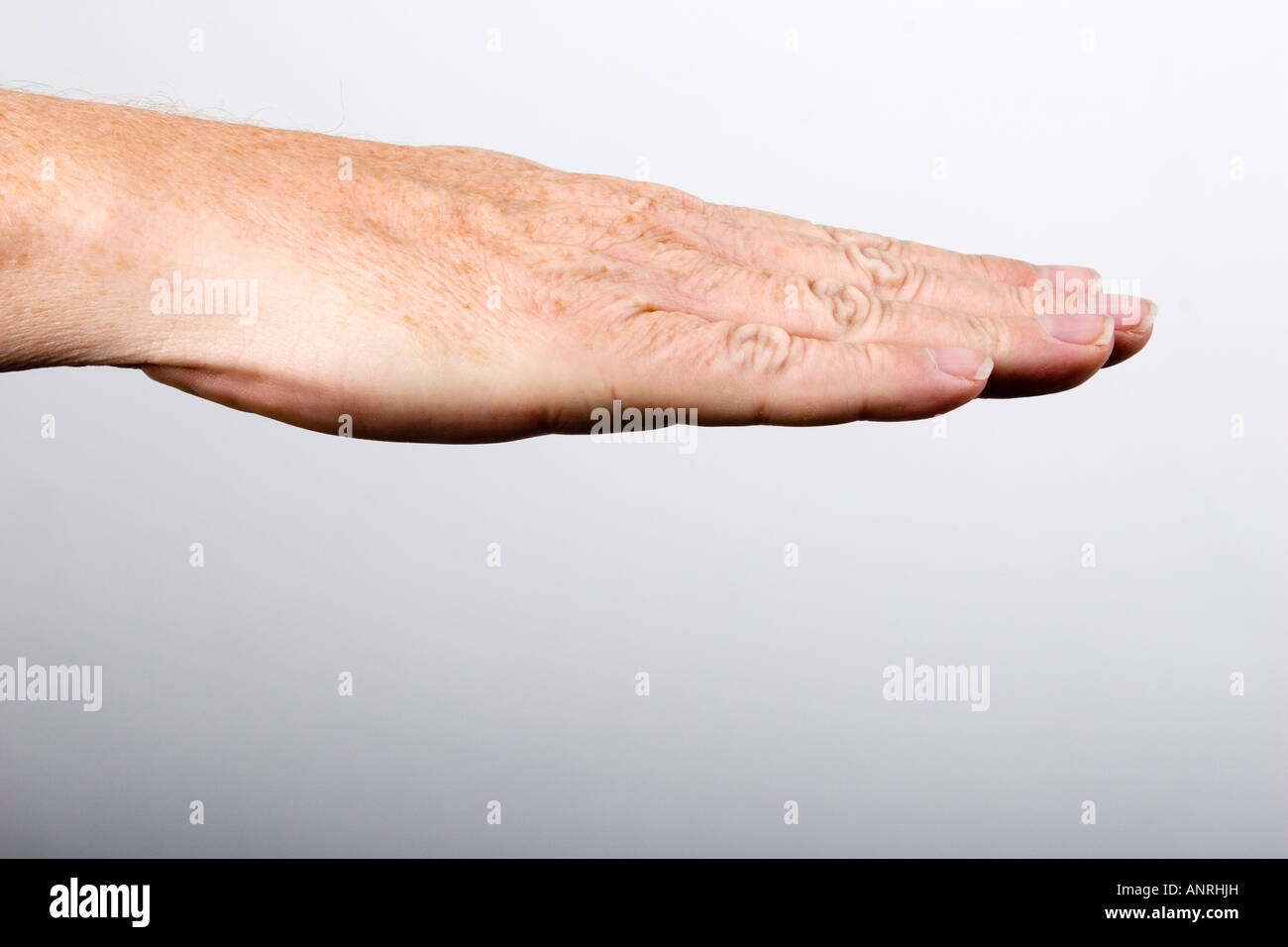 flat hand right Stock Photo - Alamy