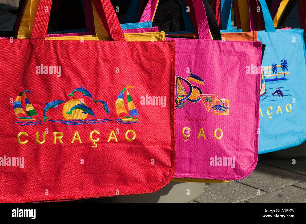 ABC Islands, CURACAO, Willemstad: Otrobanda Waterfront / Curacao ...