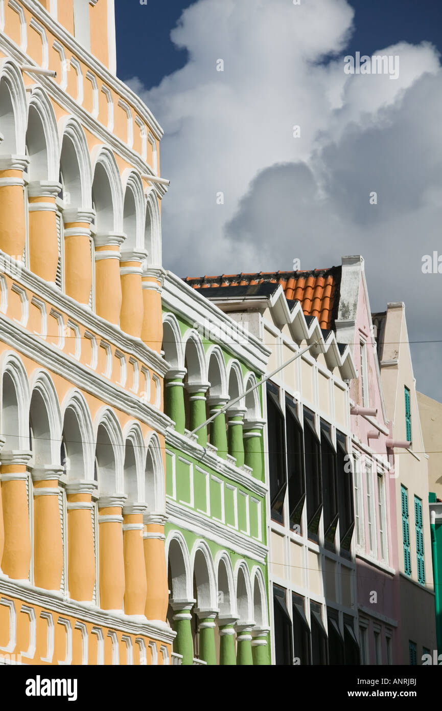 ABC Islands, CURACAO, Willemstad: Punda Downtown, Dutch Architecture on ...