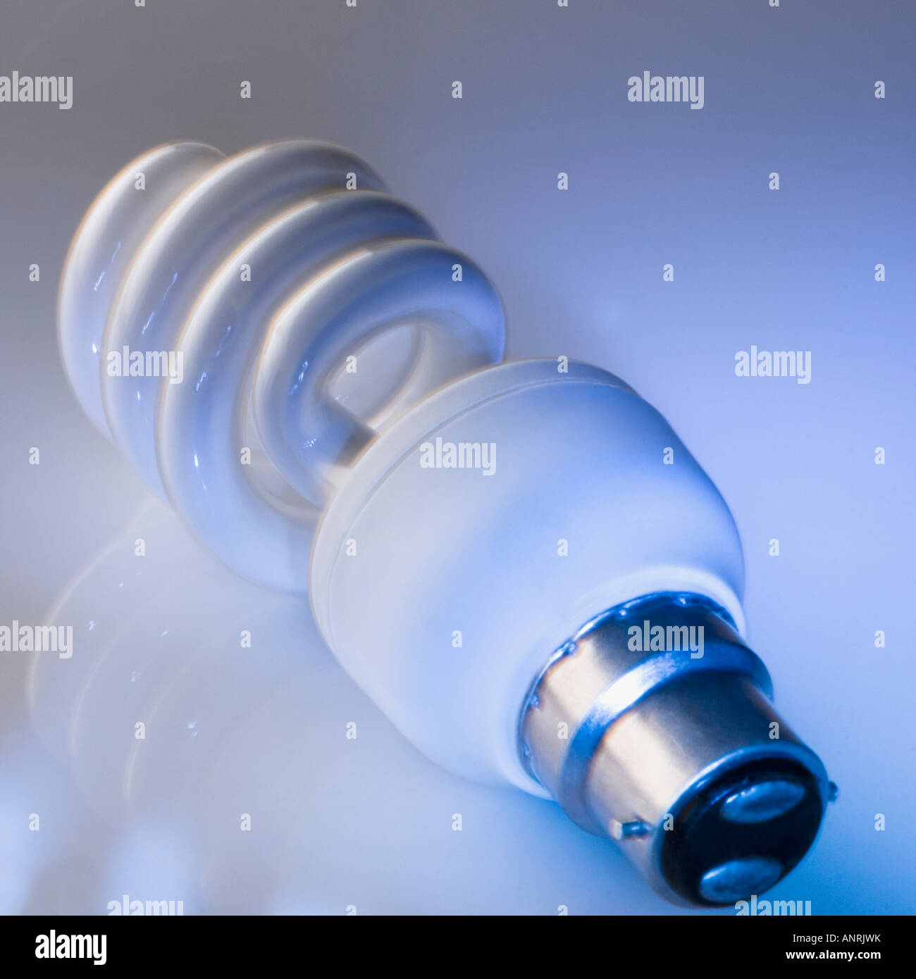 Close-up of a compact fluorescent light bulb Stock Photo - Alamy