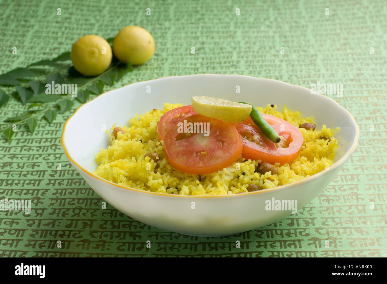 Close-up of fried rice in a ceramic bowl Stock Photo - Alamy