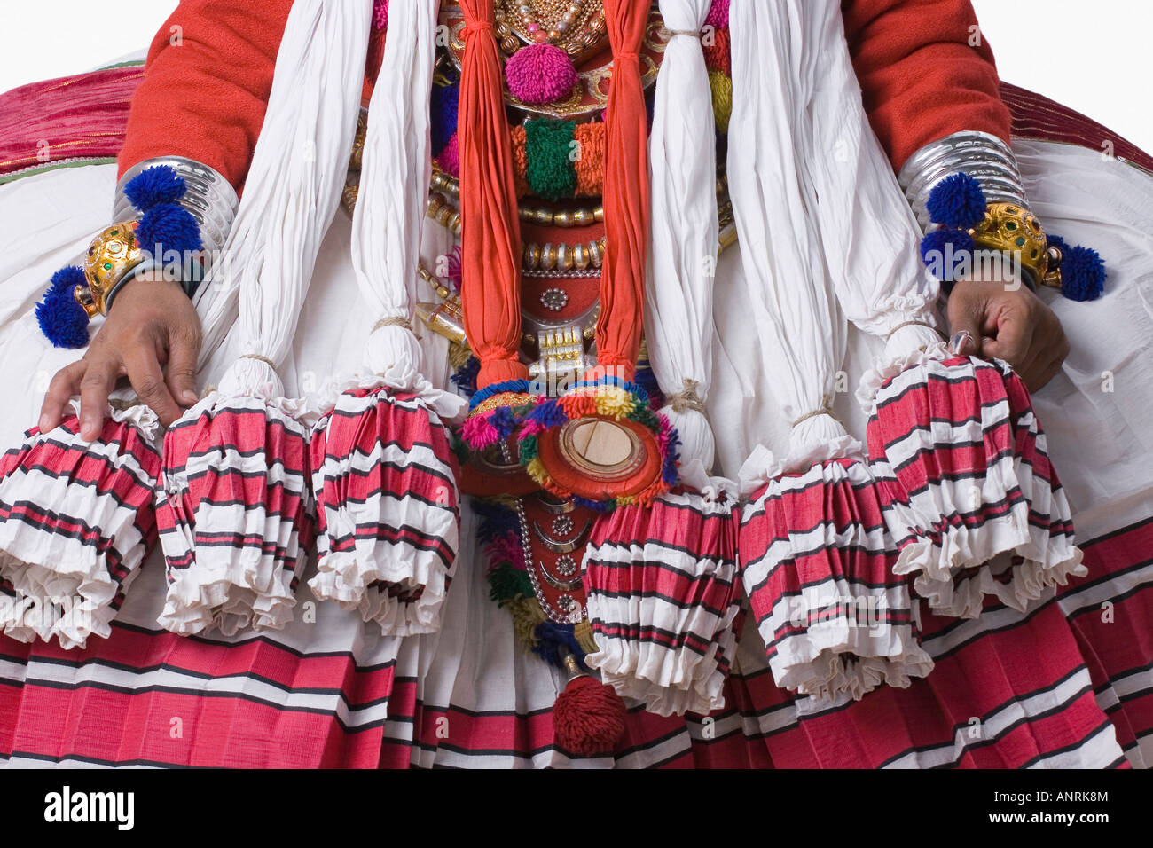 Mid section view of a Kathakali dance performer Stock Photo - Alamy