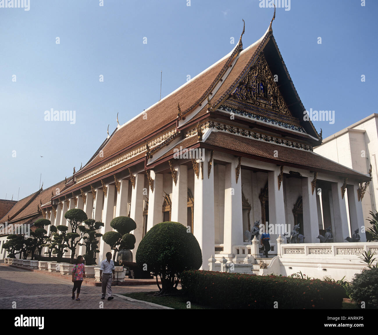 Square pillars surround the building of the National Museum the oldest ...