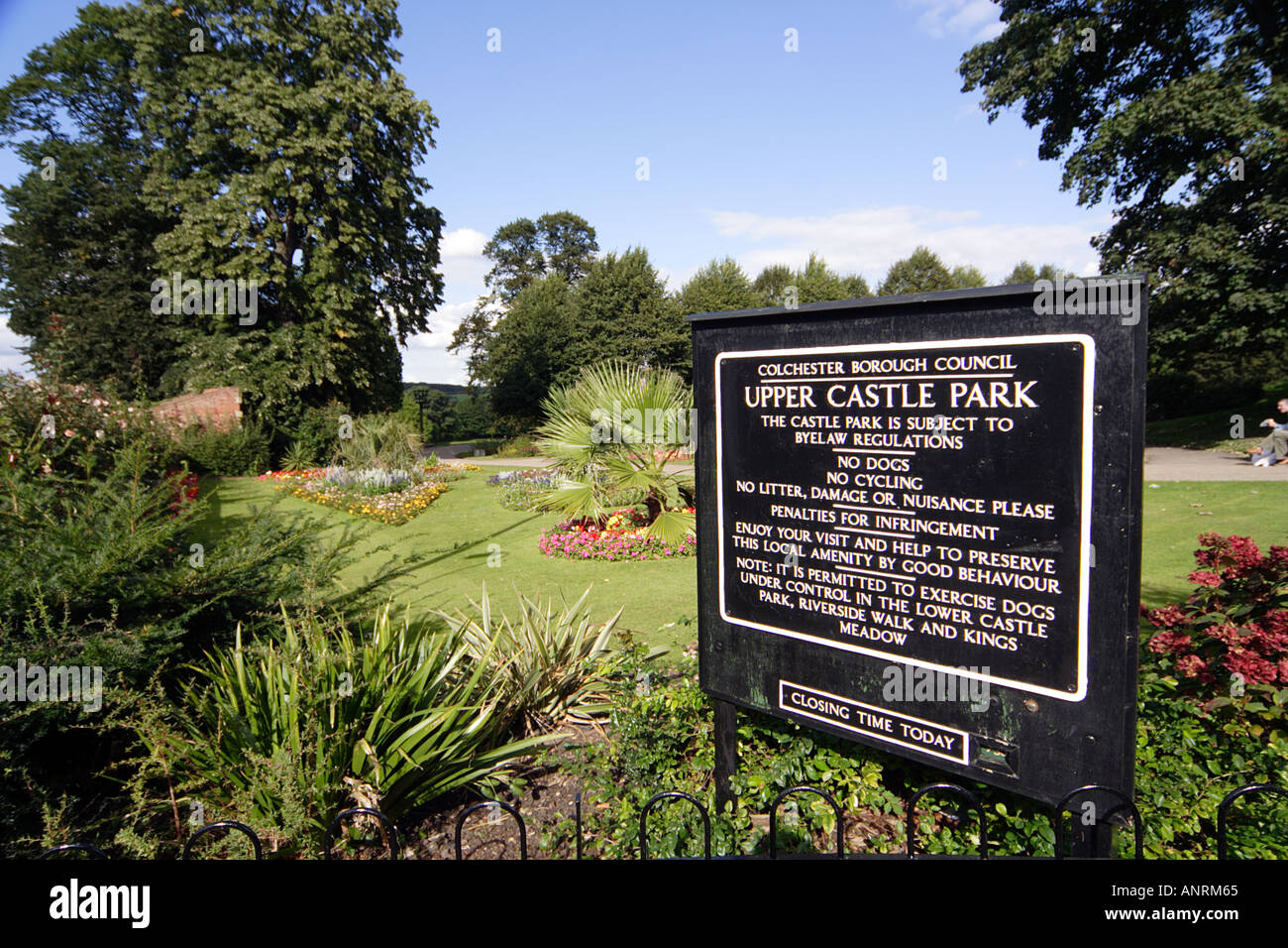 Roman essex colchester castle park britain england hi-res stock ...