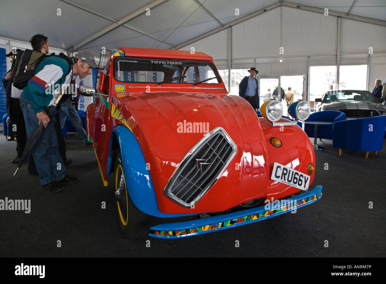 A special fun version of the legendary Citroen 2cv at the Goodwood ...
