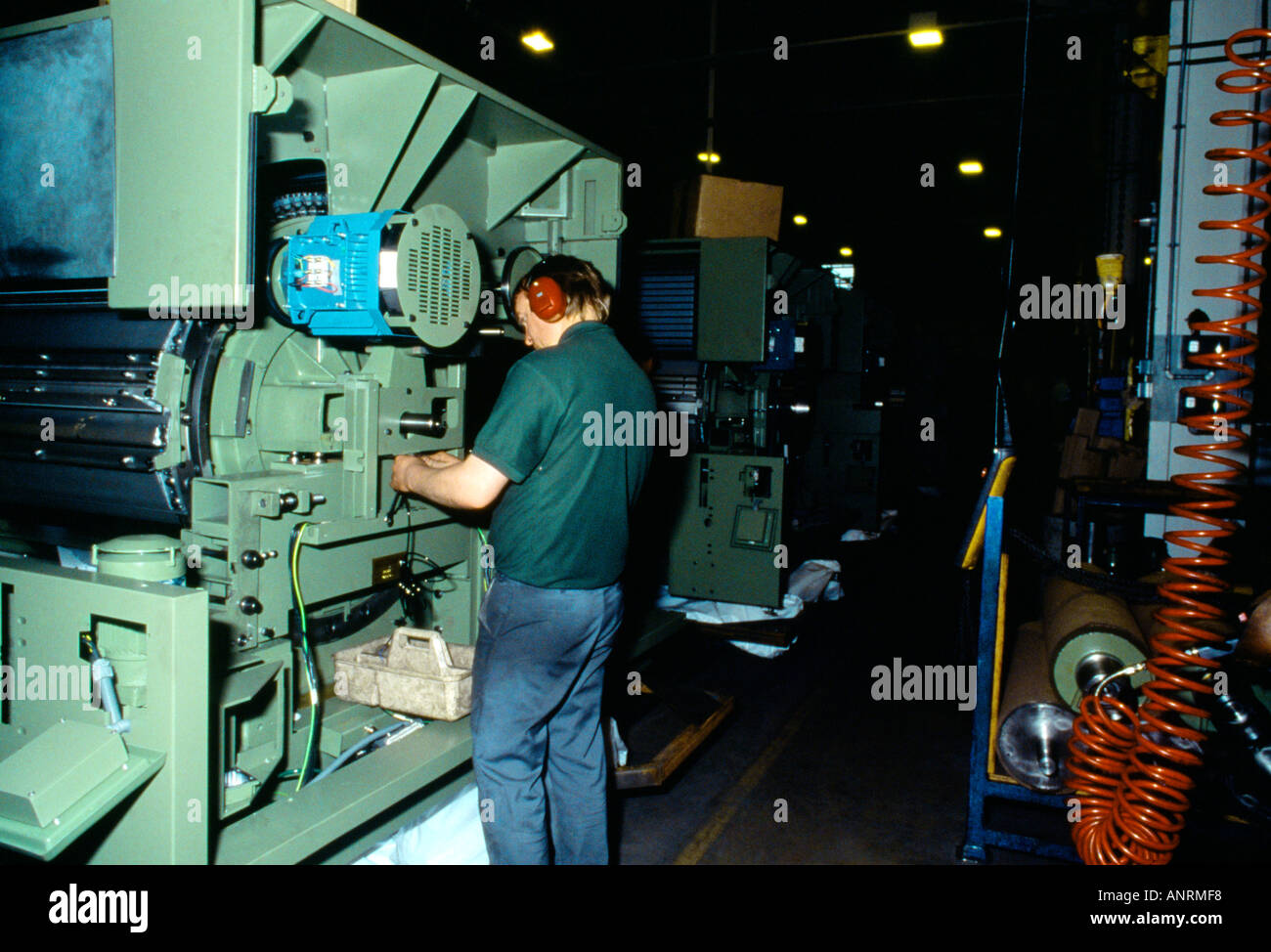 Crosrol Factory Heavy Manufacturing Halifax Wearing Ear Defenders Stock ...